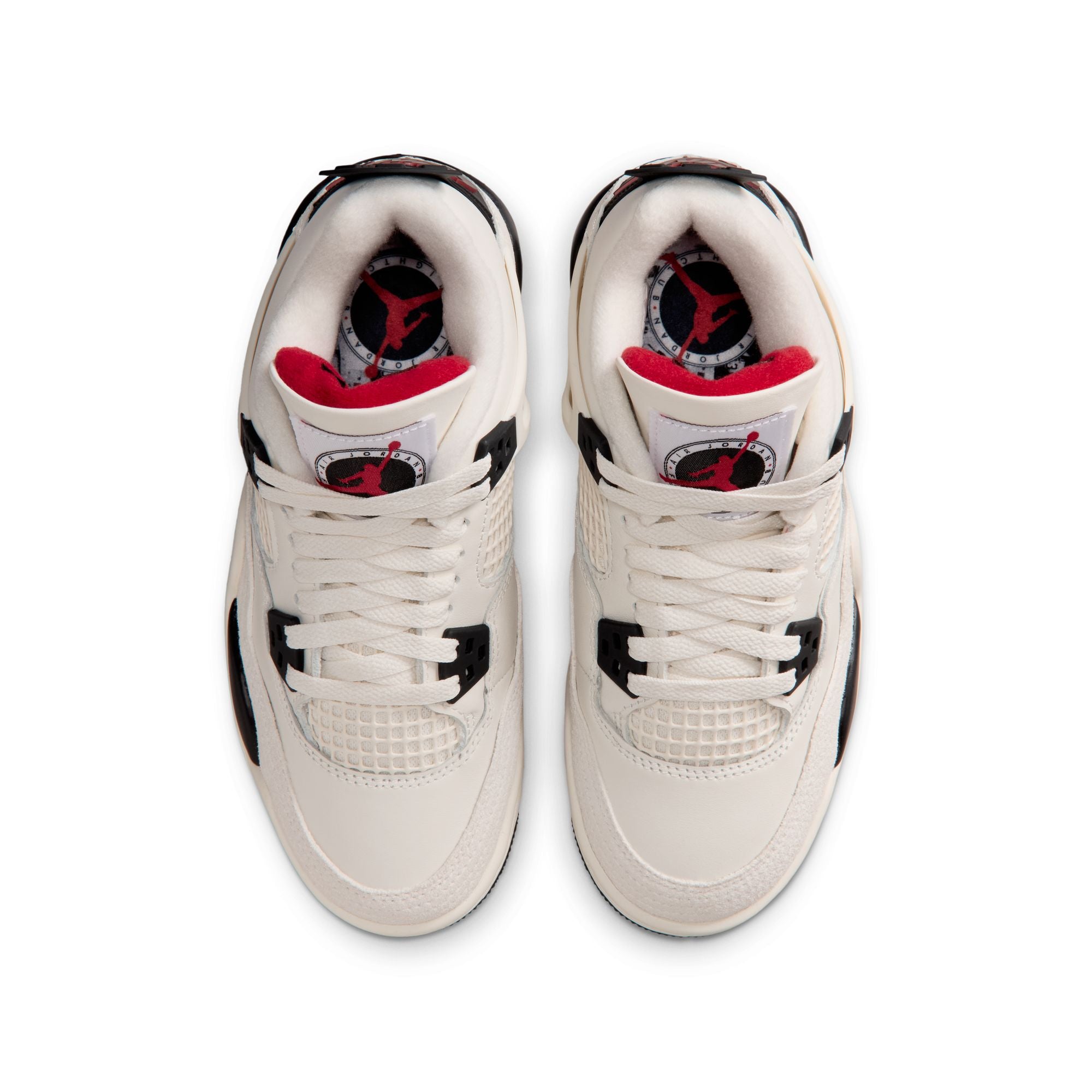 (GS) Air Jordan 4 Retro "Flight Club" Sail/Black/University Red IM4026 ...