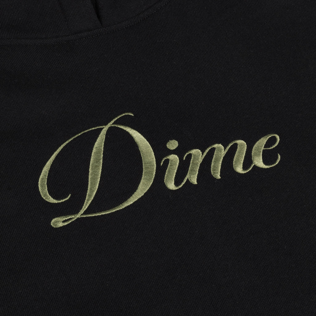 DIME Cursive Hoodie Black I Momentum - Momentum Clothing