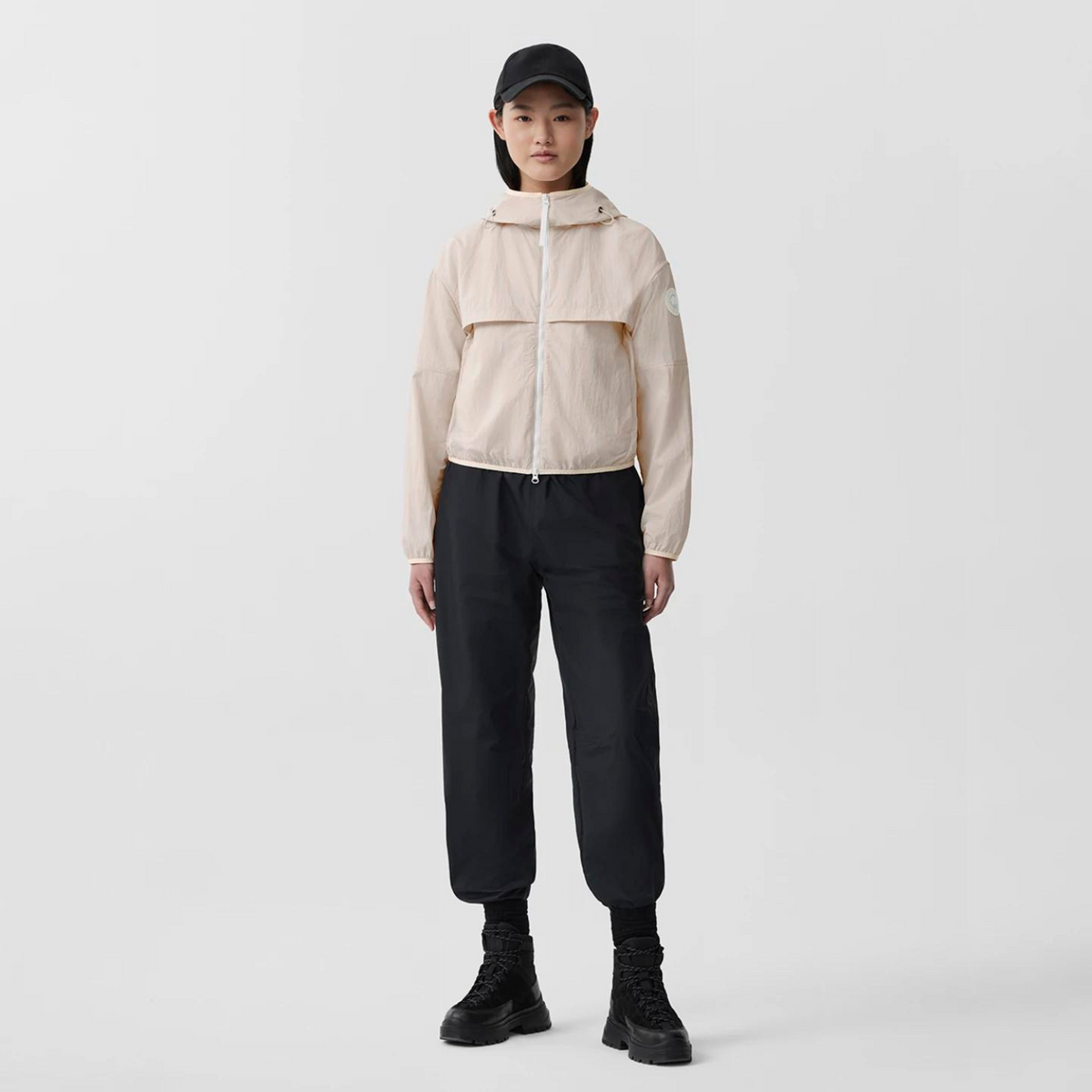W SINCLAIR JACKET - WHITE DISC - LINEN I CANADA GOOSE - Momentum Clothing